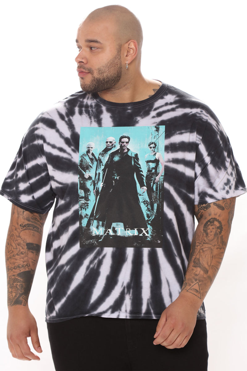 Matrix Tie Dye Short Sleeve Tee - Black | Fashion Nova, Mens Graphic ...