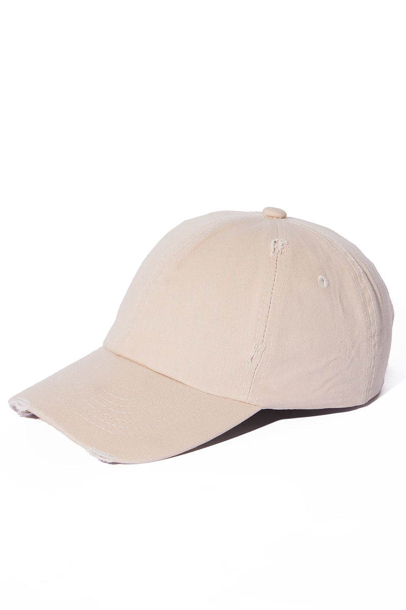 Distressed Baseball Hat - Khaki | Fashion Nova, Accessories | Fashion Nova
