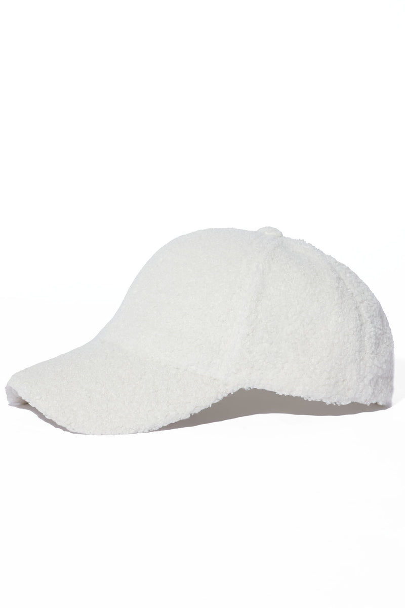 Sherpa Baseball Hat - Ivory | Fashion Nova, Accessories | Fashion Nova