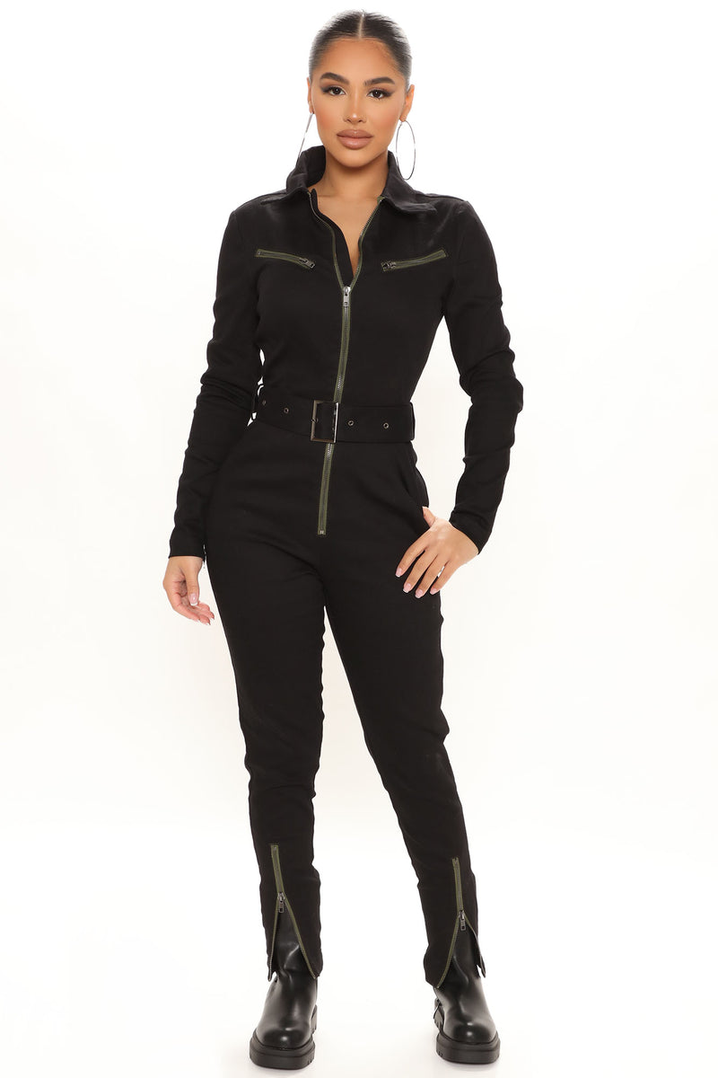 Taking Flight Jumpsuit - Black | Fashion Nova, Jumpsuits | Fashion Nova