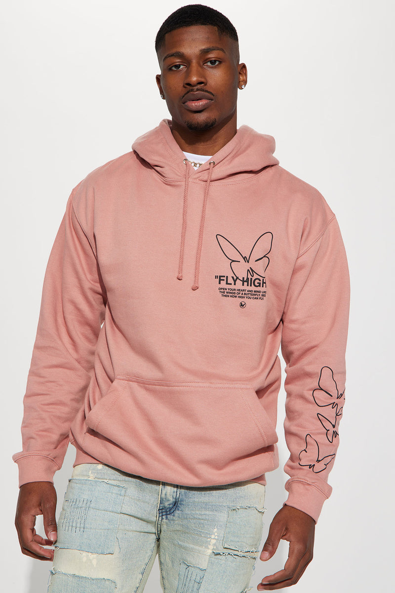 Fly High Hoodie - Mauve | Fashion Nova, Mens Graphic Tees | Fashion Nova