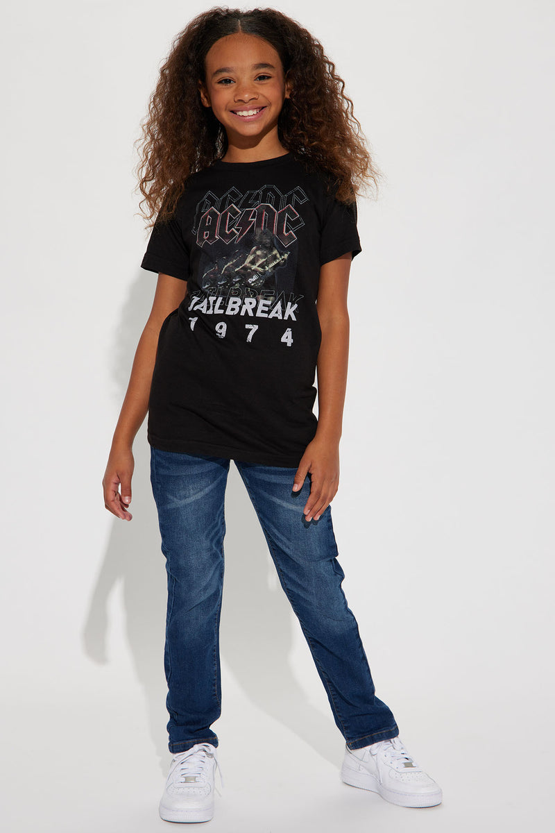 Mini ACDC Jailbreak 1974 T Shirt Dress - Black | Fashion Nova, Kids ...