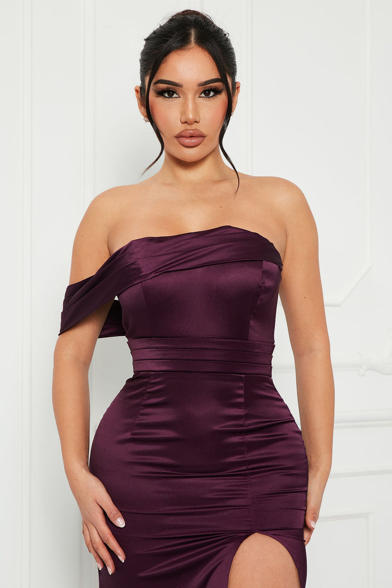 Share My World Satin Maxi Dress - Eggplant | Fashion Nova, Dresses | Fashion Nova