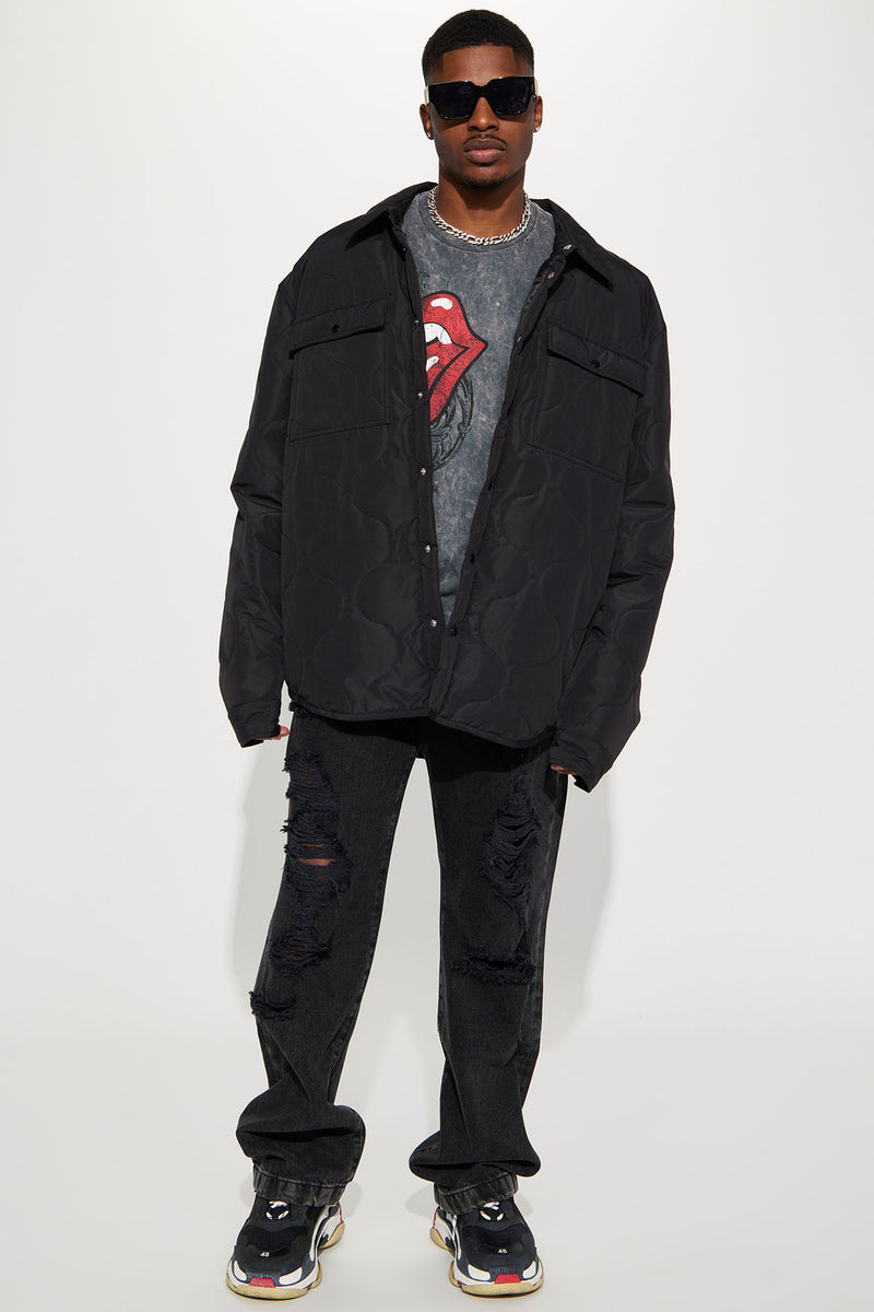 Rolling Stones Baroque Short Sleeve Tee - Grey | Fashion Nova, Mens ...