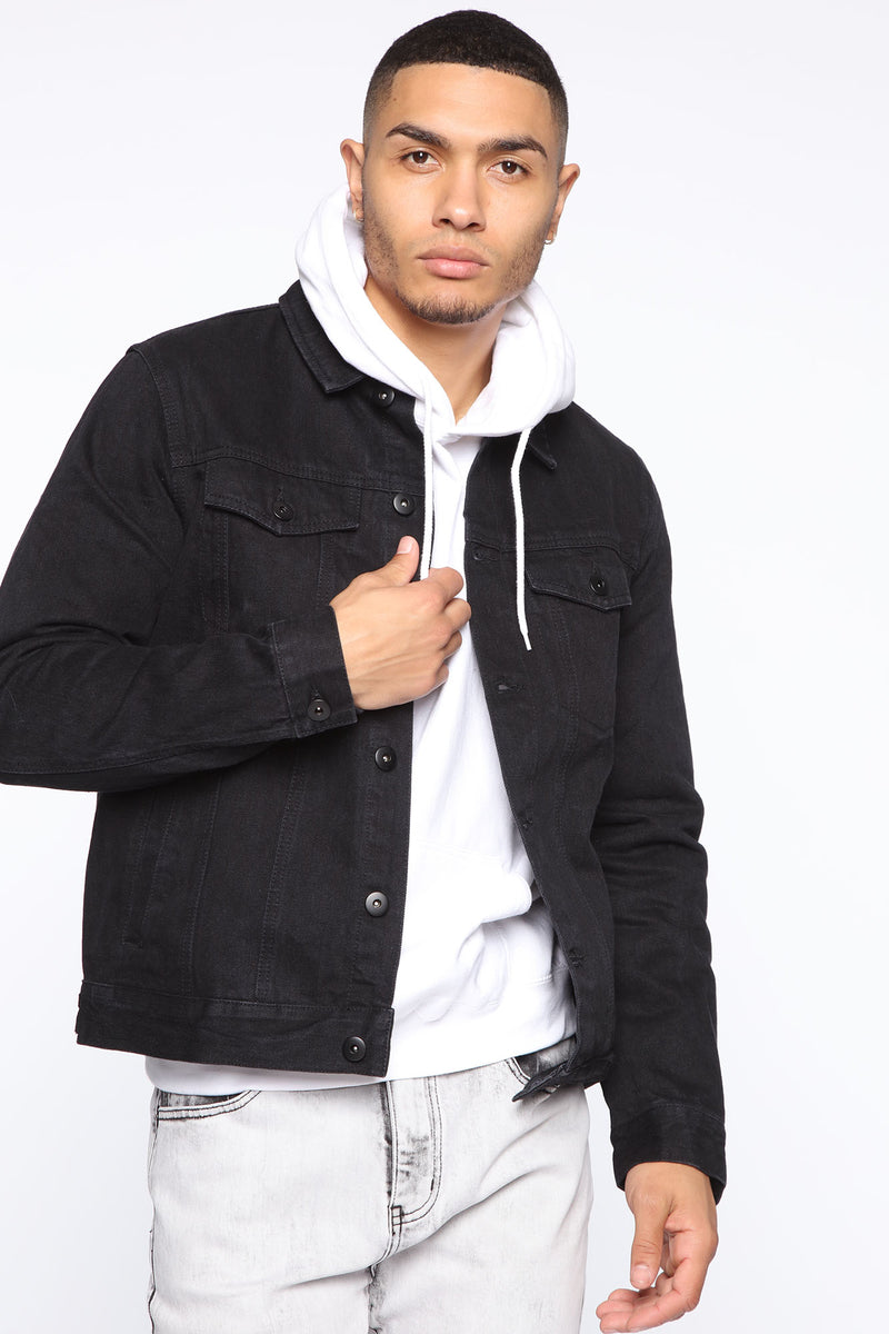 Ms Rose Denim Jacket - Black/combo | Fashion Nova, Mens Jackets ...