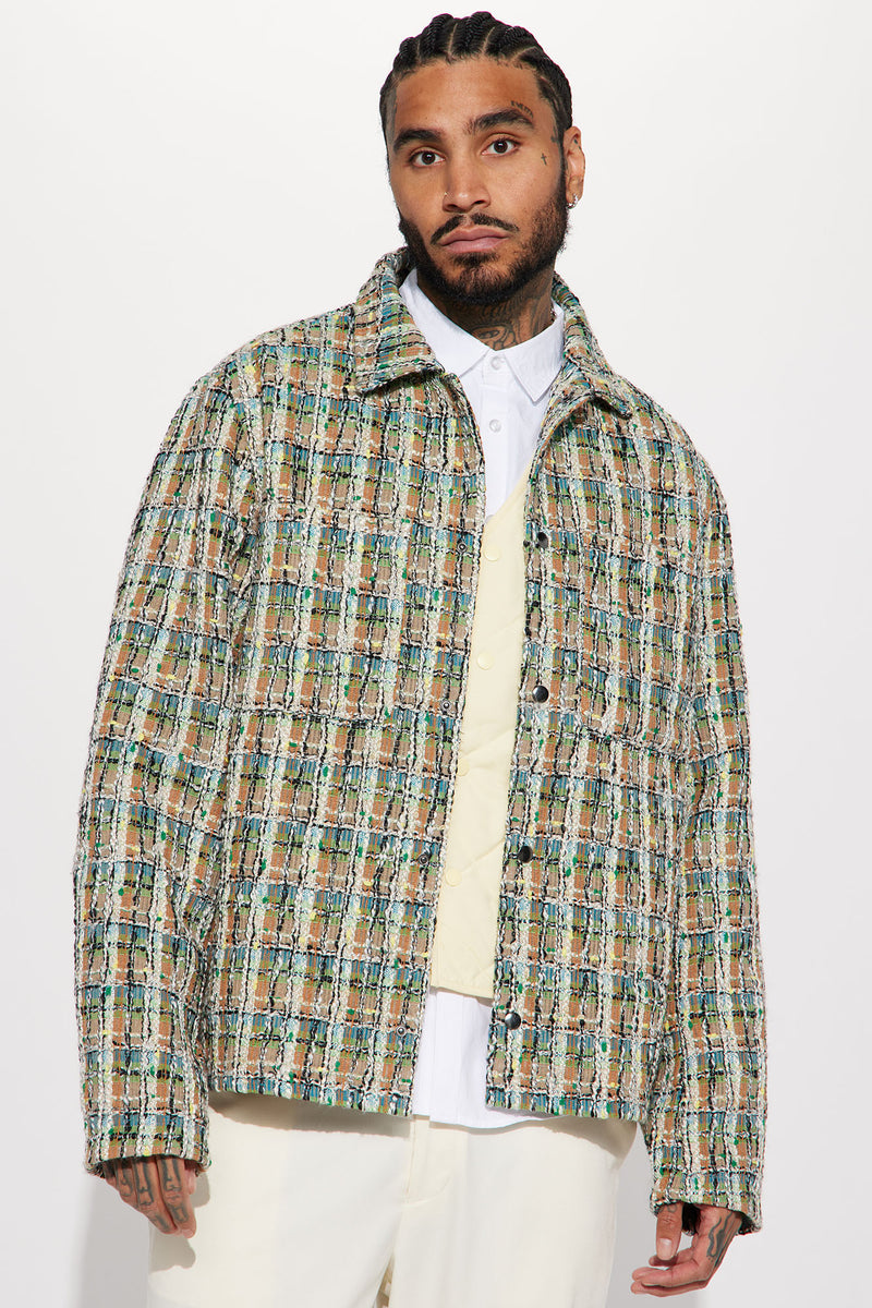 Early Riser Oversized Plaid Shacket - Multi Color | Fashion Nova, Mens ...