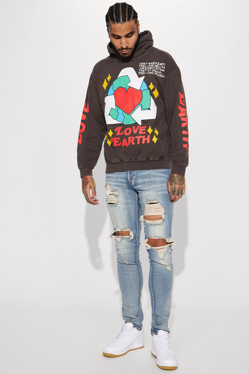 Zander Destruct Stacked Skinny Jeans - Medium Wash | Fashion Nova, Mens ...