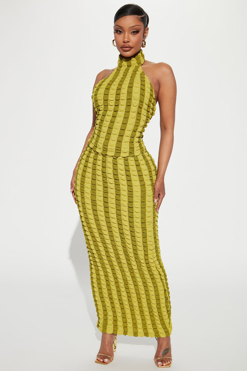 Next Level Bubble Skirt Set - Chartreuse | Fashion Nova, Matching Sets ...