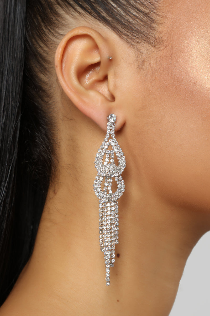 Drip Drop Earrings - Silver | Fashion Nova, Jewelry | Fashion Nova