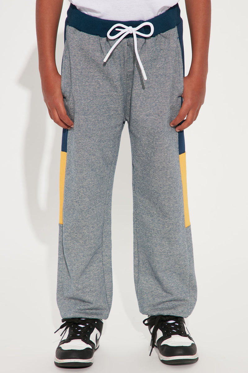 Mini Swag Champ Colorblock Joggers - Navy/combo | Fashion Nova, Kids ...