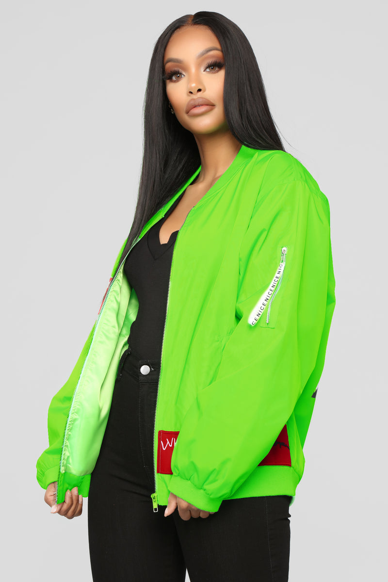 Freak Show Bomber Jacket - NeonGreen | Fashion Nova, Jackets & Coats ...