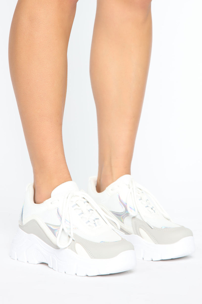 Better Be Quick Sneakers - Silver | Fashion Nova, Shoes | Fashion Nova