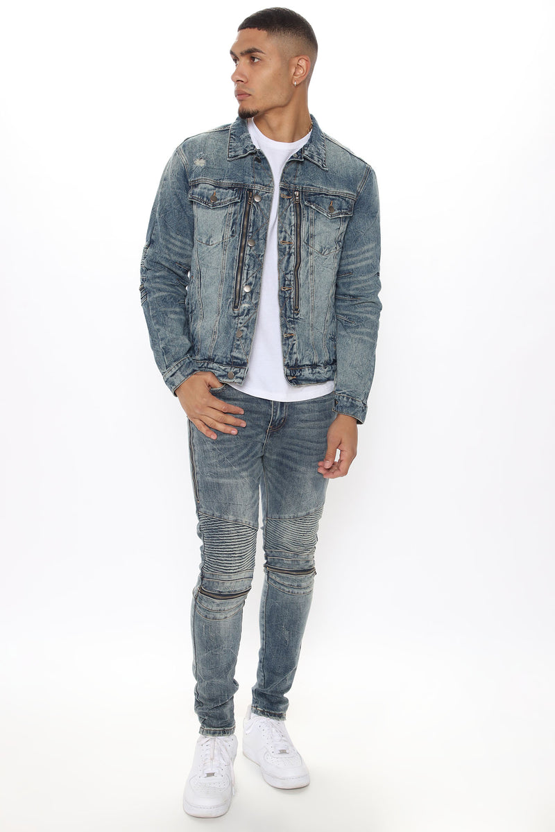 Big Timer Denim Jacket - MediumWash | Fashion Nova, Mens Jackets ...