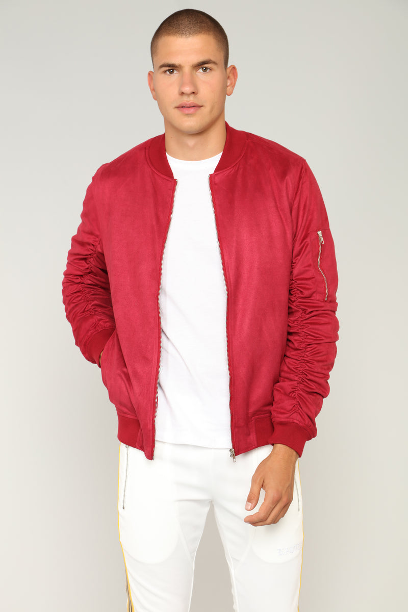 Ron Bomber Jacket - Burgundy | Fashion Nova, Mens Jackets | Fashion Nova