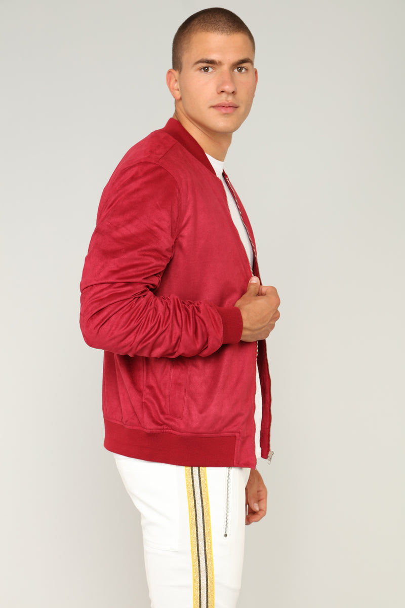 Ron Bomber Jacket - Burgundy | Fashion Nova, Mens Jackets | Fashion Nova
