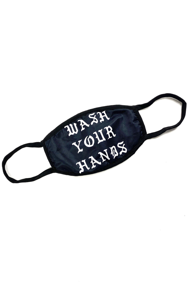 Wash Your Hands Face Mask - Black/White | Fashion Nova, Facemasks ...