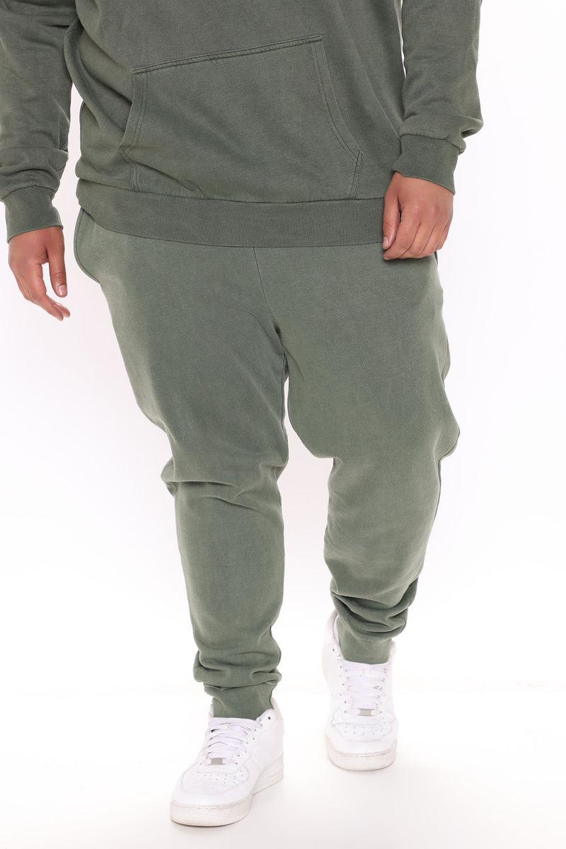 Tyson Vintage Wash Jogger - Olive | Fashion Nova, Mens Pants | Fashion Nova