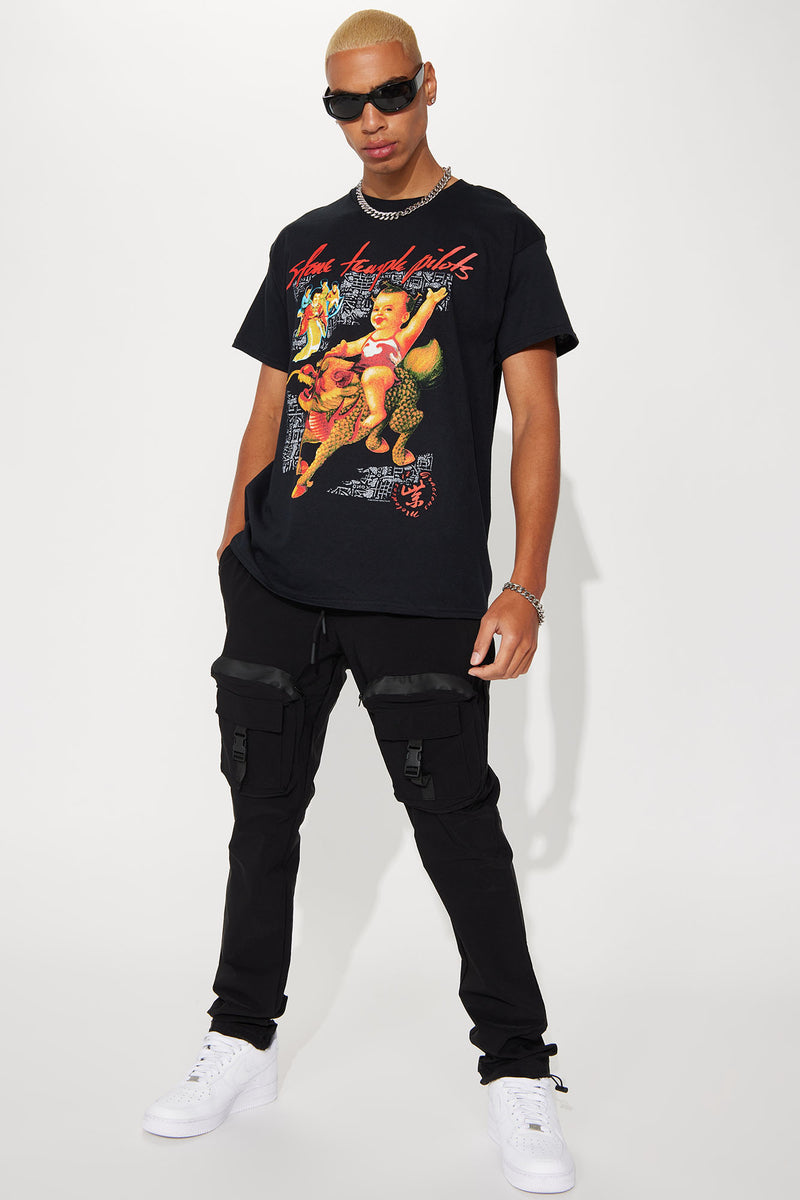 Stone Temple Pilots Purple Short Sleeve Tee - Black | Fashion Nova ...