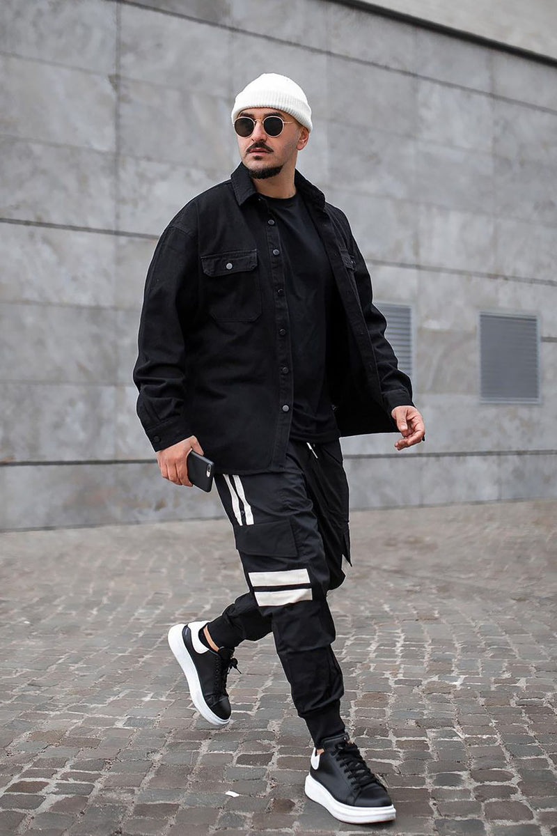 All About The Drip Joggers - Black/White | Fashion Nova, Mens Pants ...
