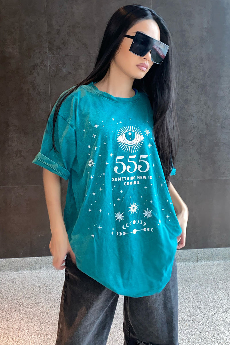 Angel Number 555 Washed Top - Green | Fashion Nova, Screens Tops and ...