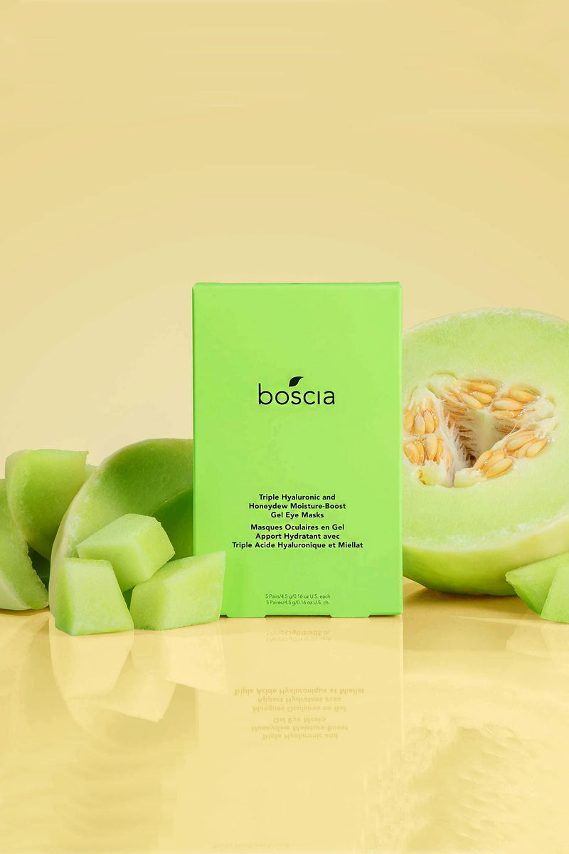 Boscia Triple Hyaluronic & Honeydew Moisture-Boost Gel Eye Masks ...