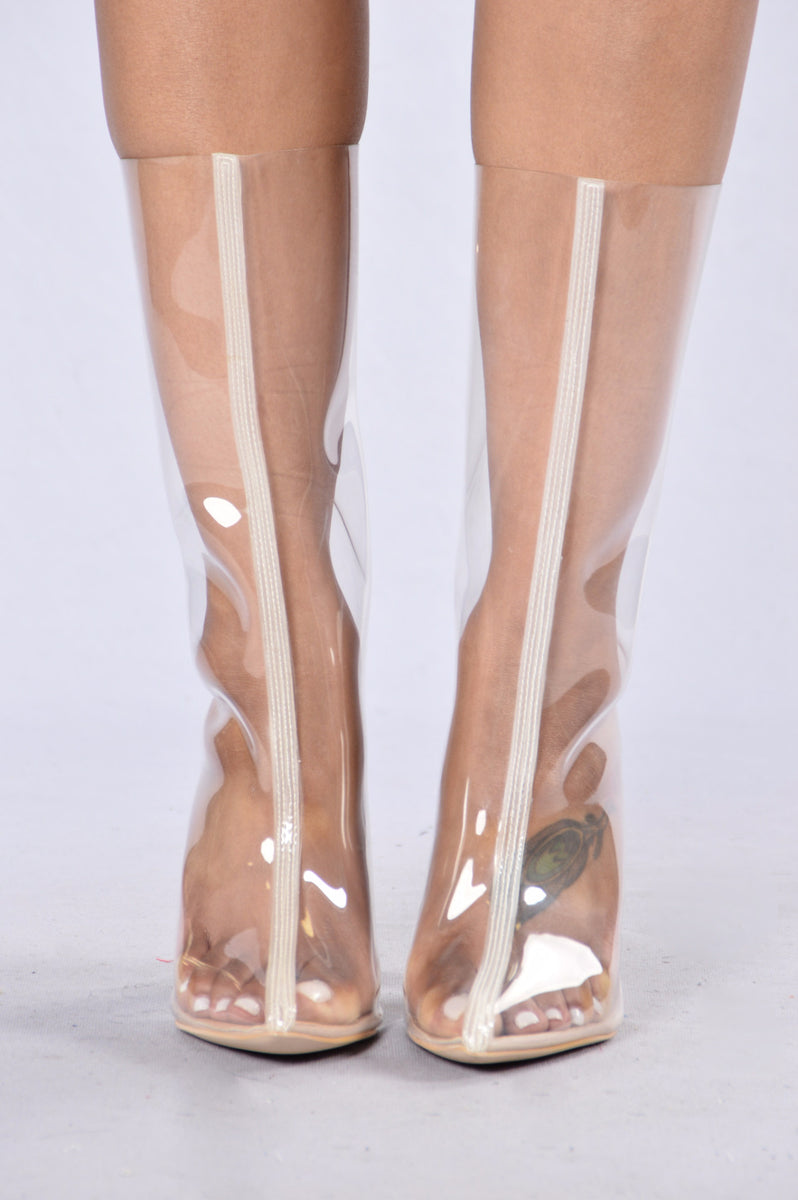 This Is It Boot - Clear | Fashion Nova, Shoes | Fashion Nova