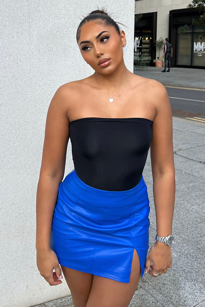 Charlotte Leather Mini Skirt - Royal | Fashion Nova, Career/Office ...