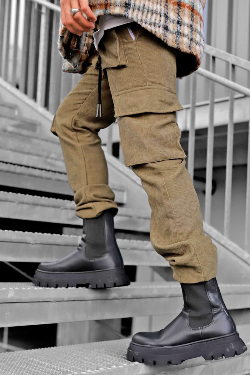 Corduroy Cargo Pants - Olive | Fashion Nova, Mens Pants | Fashion Nova