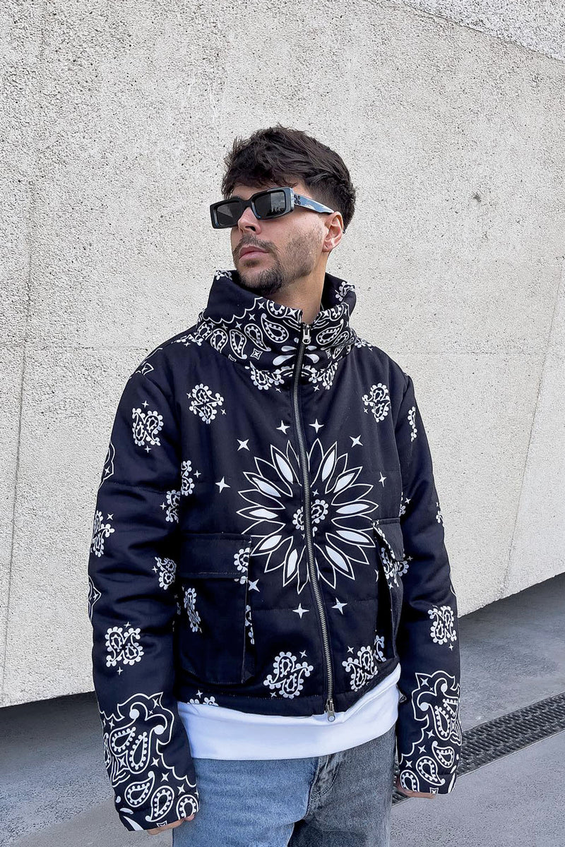 Cropped Puffer Jacket - Black/combo | Fashion Nova, Mens Jackets ...