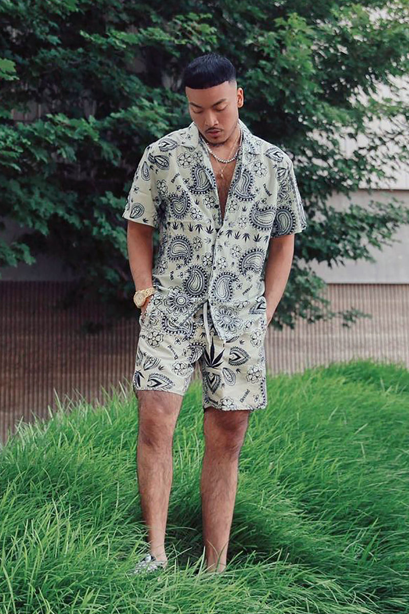 Elevated Swim Trunks - Yellow/combo | Fashion Nova, Mens Swim | Fashion ...