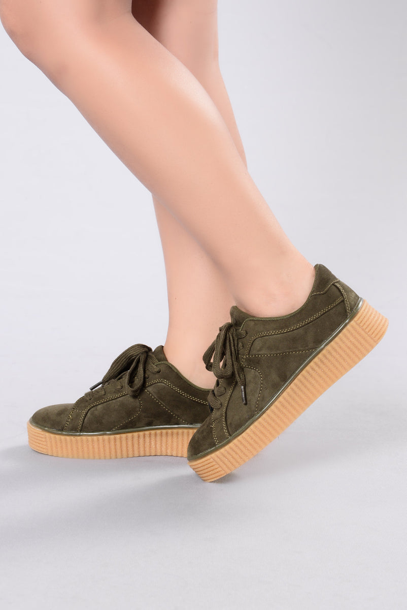 Old Stomping Grounds Sneakers - Olive | Fashion Nova, Shoes | Fashion Nova