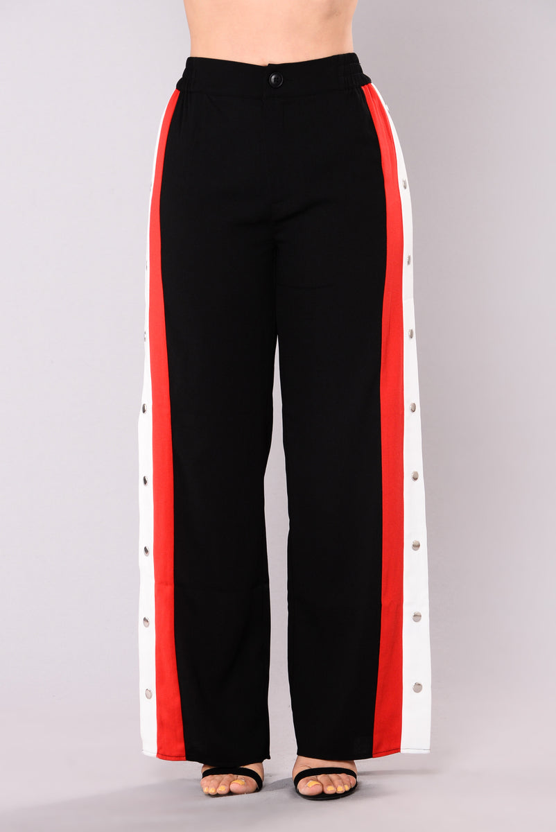 Electro Magnetic Pants - Black/Red | Fashion Nova, Pants | Fashion Nova
