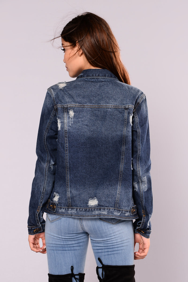 Concert Jacket - Dark Denim | Fashion Nova, Jackets & Coats | Fashion Nova