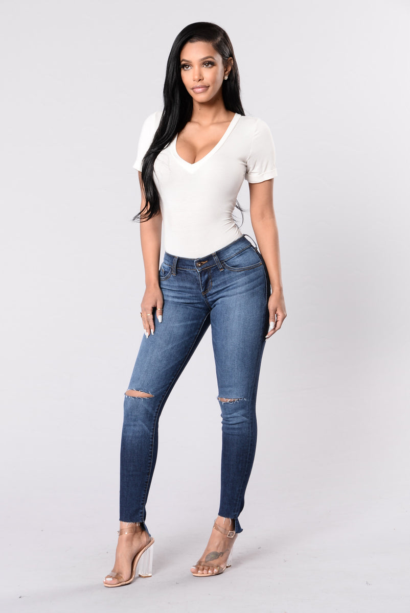 Fake A Smile Jeans - Dark Wash | Fashion Nova, Jeans | Fashion Nova