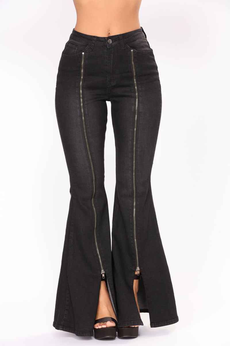 Da Bomb Bell Bottom Jeans - Black | Fashion Nova, Jeans | Fashion Nova