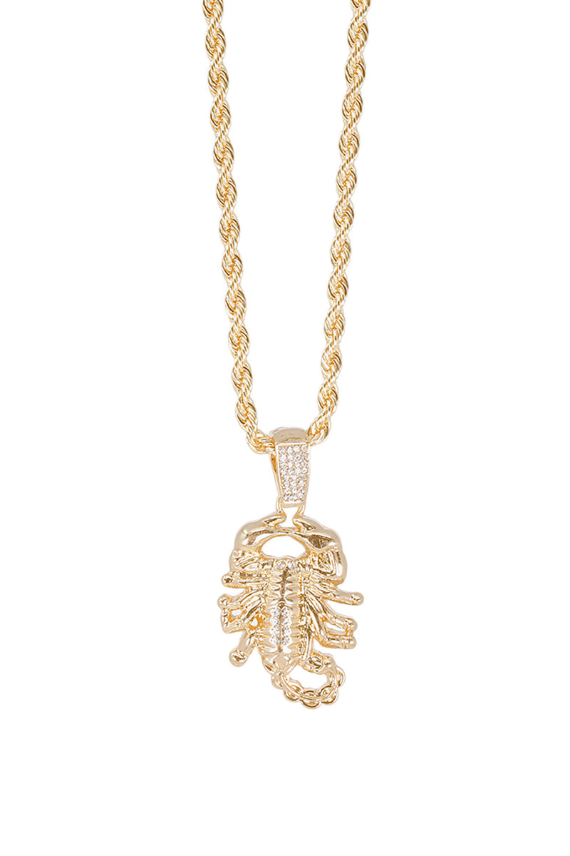 Scorpio SZN Pendant Chain Necklace - Gold | Fashion Nova, Mens Jewelry ...