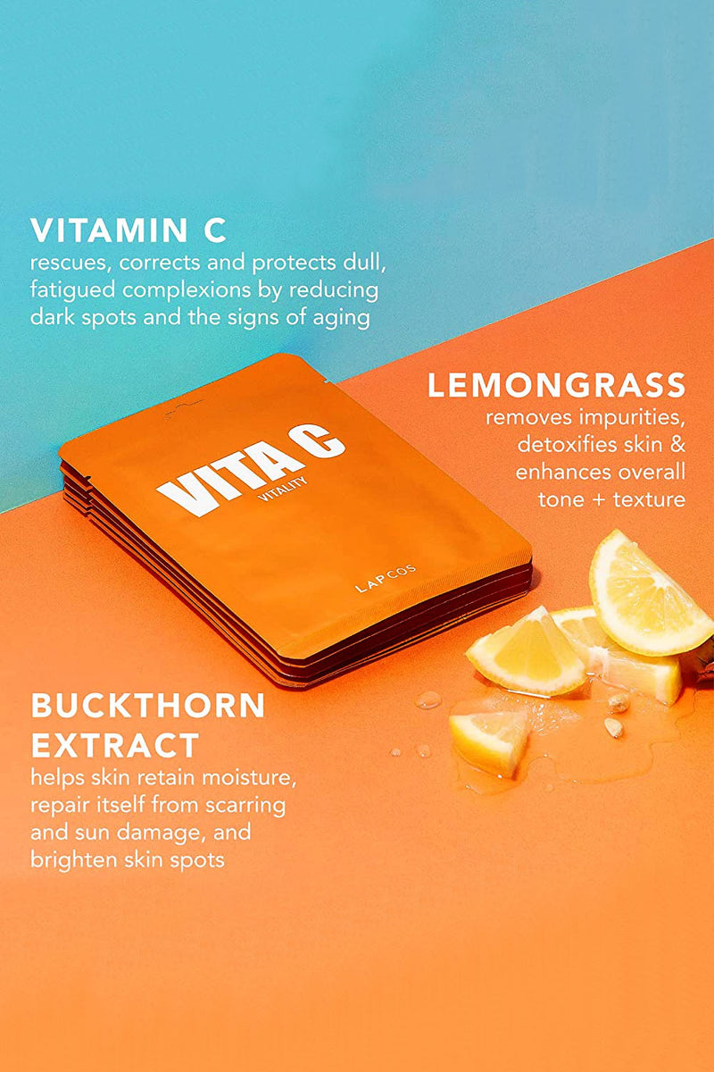 LAPCOS Vitality Sheet Mask- VITA C | Fashion Nova, Beauty Masks ...