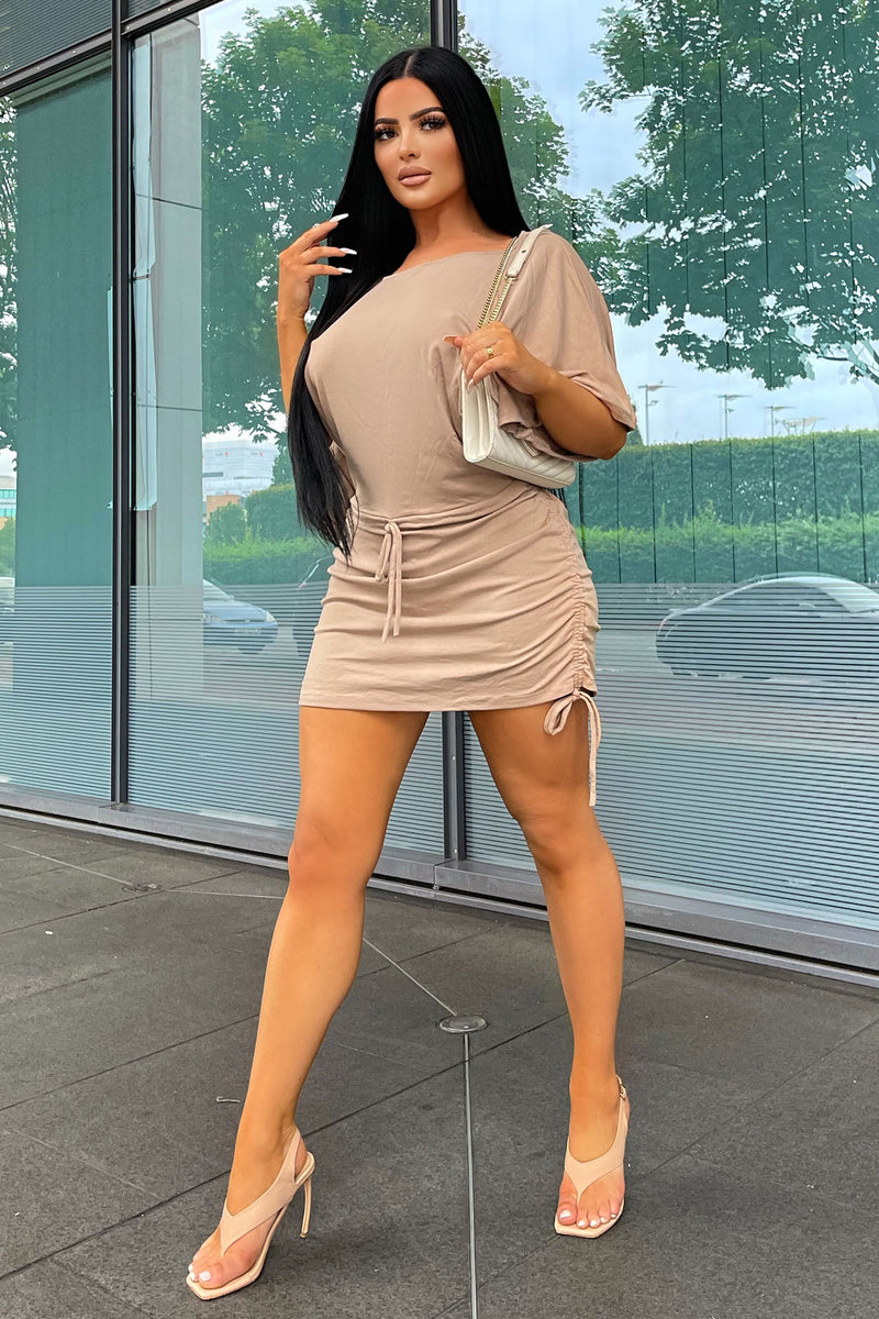 Less Excuses Mini Dress - Taupe | Fashion Nova, Dresses | Fashion Nova