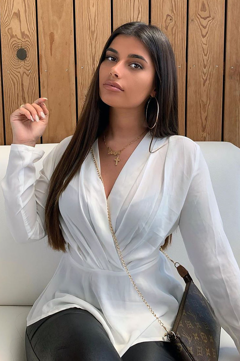 Love At First Sight Blouse - White | Fashion Nova, Shirts & Blouses ...