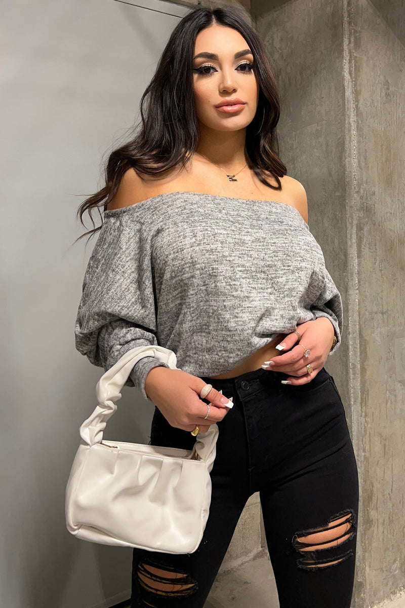 Midnight Express Top - Heather Grey | Fashion Nova, Knit Tops | Fashion ...