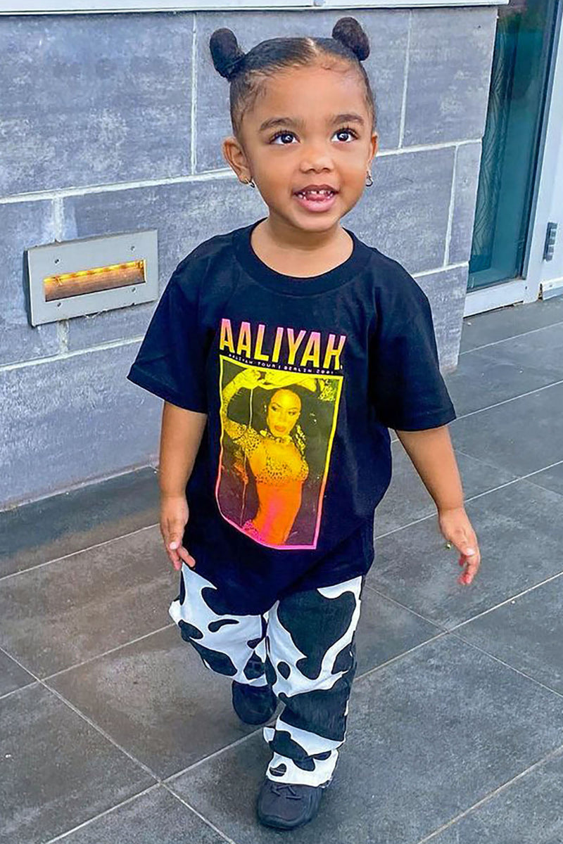 Mini Aaliyah Crew Neck Tee - Black | Fashion Nova, Kids Tops & T-Shirts ...