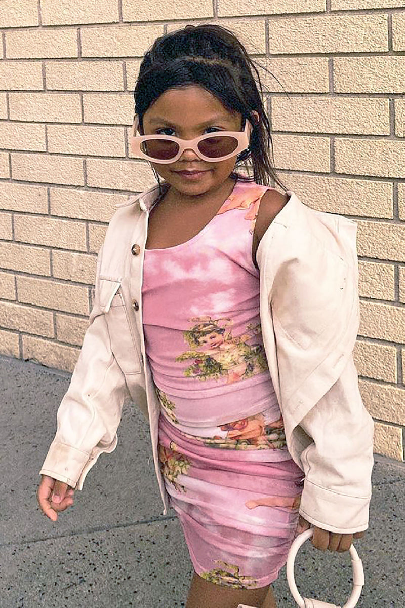 Mini Angels Mesh Dress - Pink/combo | Fashion Nova, Kids Dresses ...
