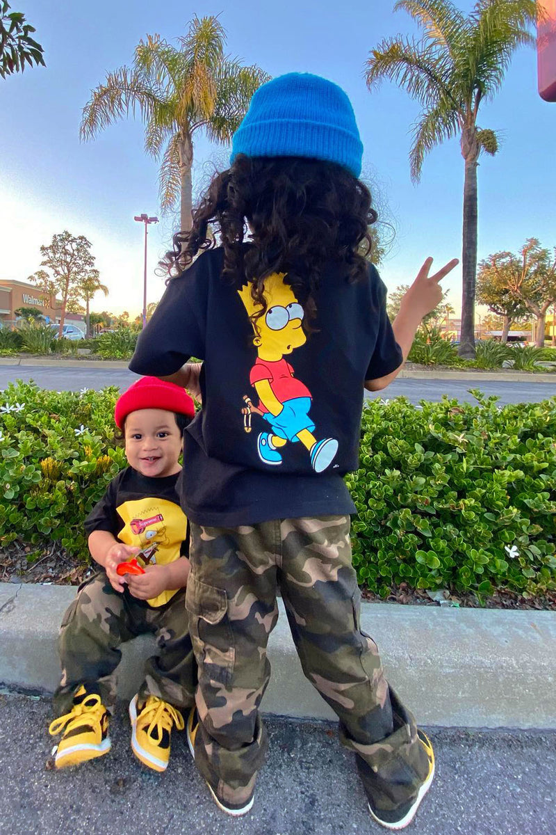 Mini Bart Simpson Sorry Tee - Black | Fashion Nova, Kids Tops & T ...
