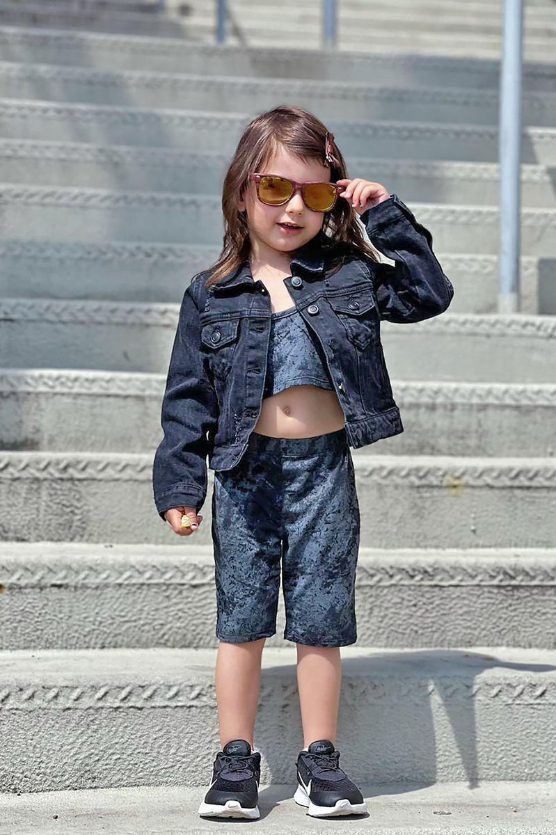 Mini Bondoc Beauty Biker Short Set - Black | Fashion Nova, Kids Sets | Fashion Nova