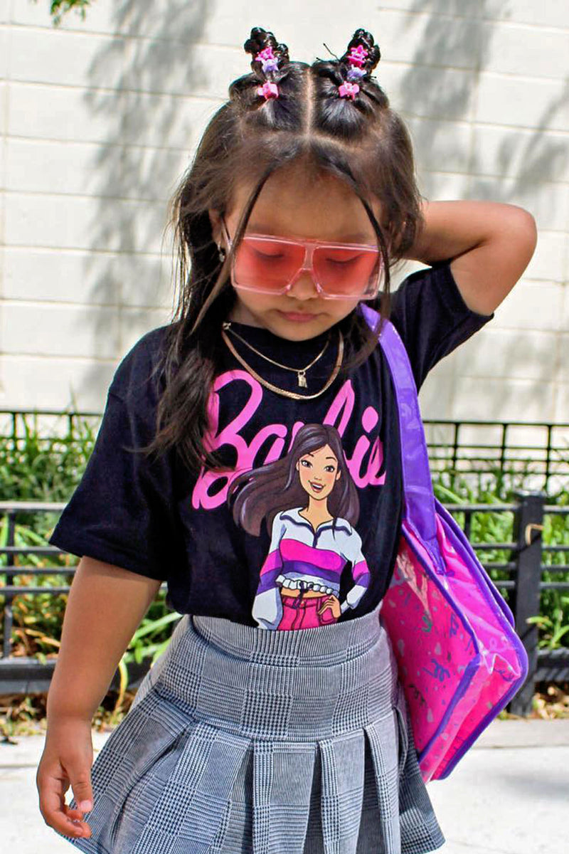 Mini Brunette Barbie Tee - Black | Fashion Nova, Kids Tops & T-Shirts ...