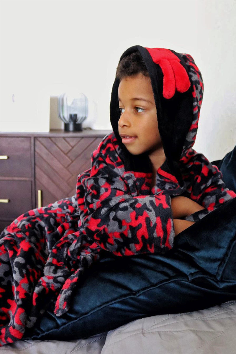 Mini Camo Ninja Hooded Robe - Camouflage | Fashion Nova, Kids Sleepwear ...