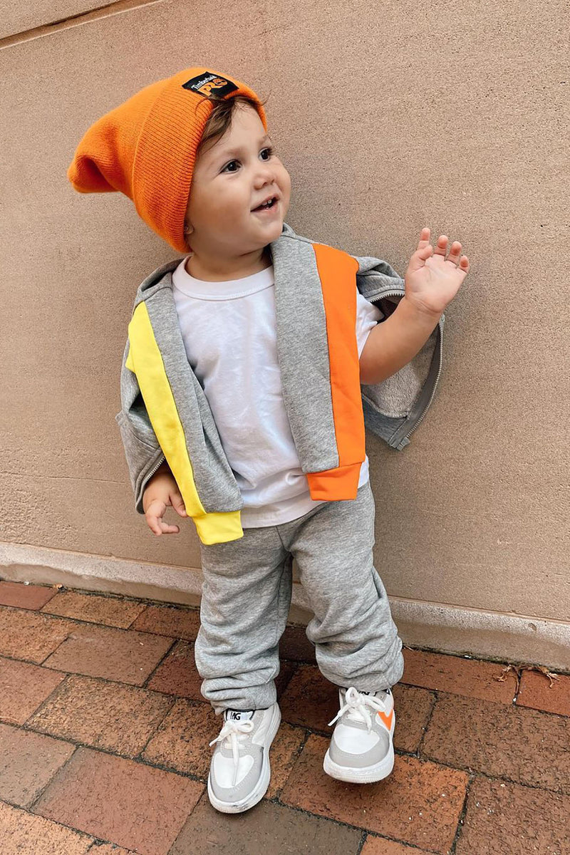 Mini Chris Color Block Jogger Set - Heather/Combo | Fashion Nova, Kids ...