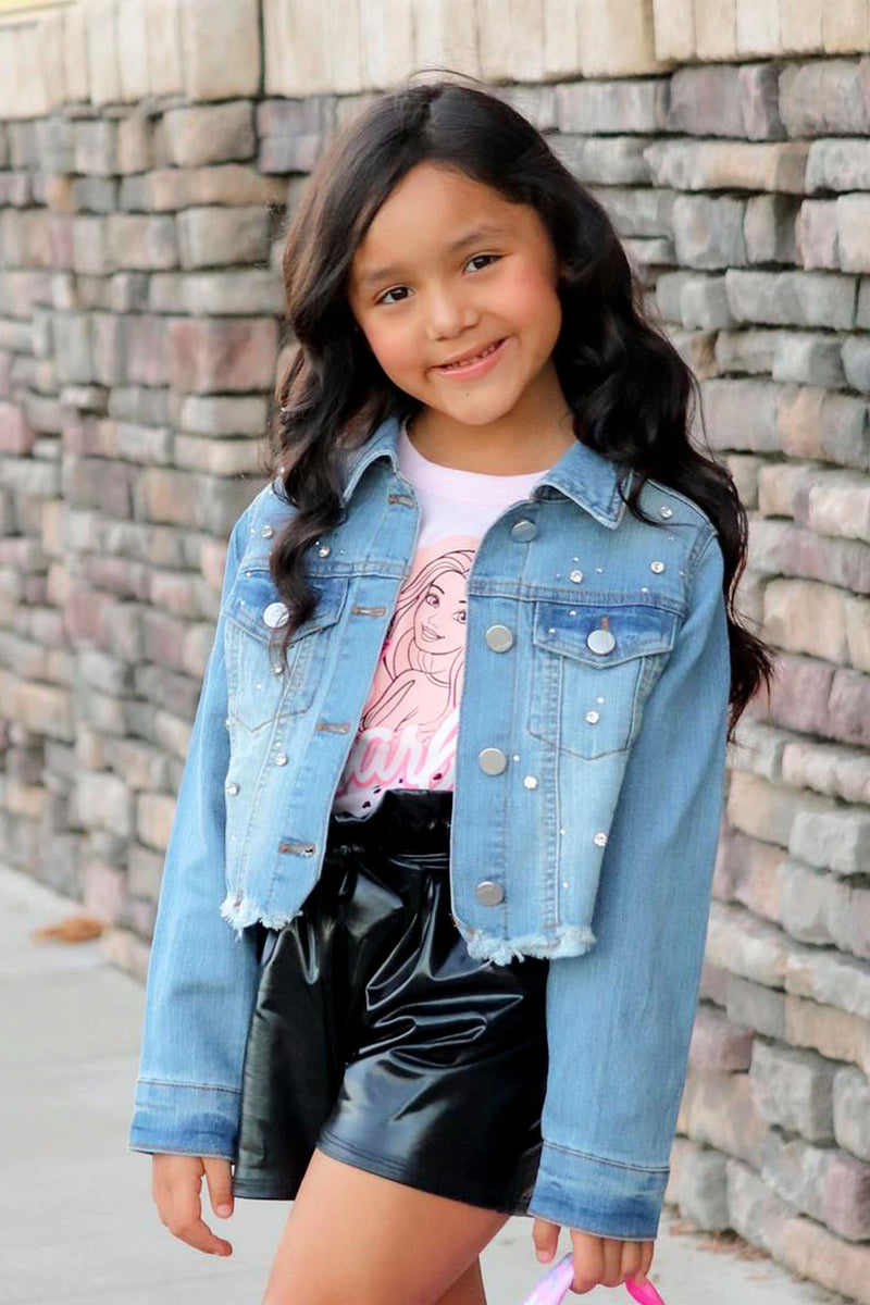 Mini Glam Girl Denim Jacket - Medium Blue Wash | Fashion Nova, Kids ...