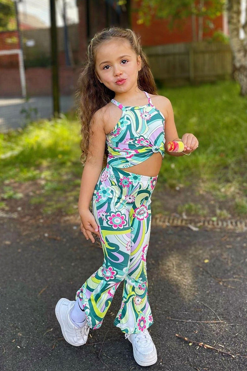 Mini Groovy Daze Pant Set - Green/combo | Fashion Nova, Kids Sets ...