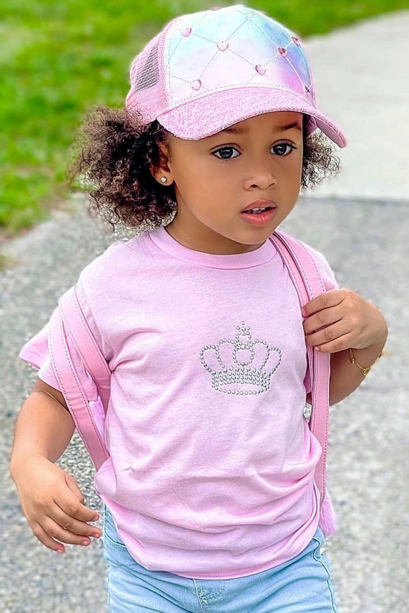 Mini I'm A Princess Short Sleeve Top - Pink | Fashion Nova, Kids Tops ...